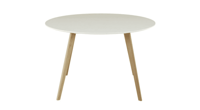 Table ronde laqué blanc | Galerie Alréenne 56